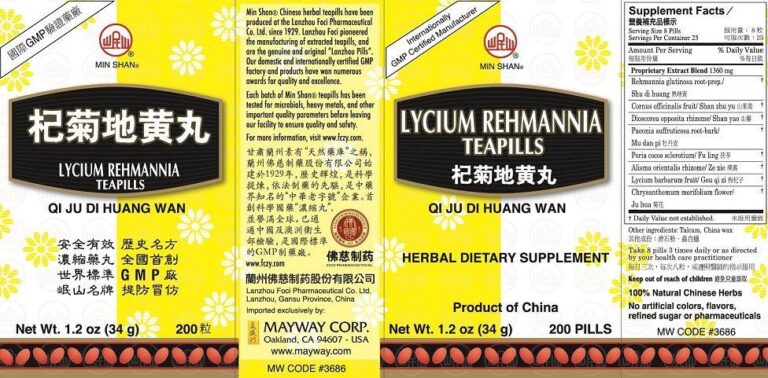 LYCIUM REHMANNIA - Healthy Eyes Tonic - Far East Ginseng